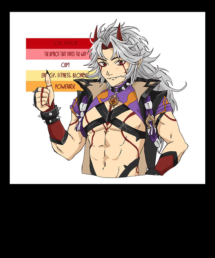 Strong Ground Leader Nice Arataki Itto Says Himbo Pride Gift For Fan Digital Art by Zery Bart ...