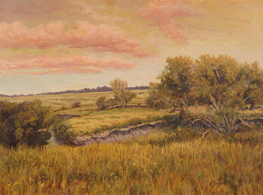 Study-Creekside Willows Painting by Randall Bennett - Fine Art America