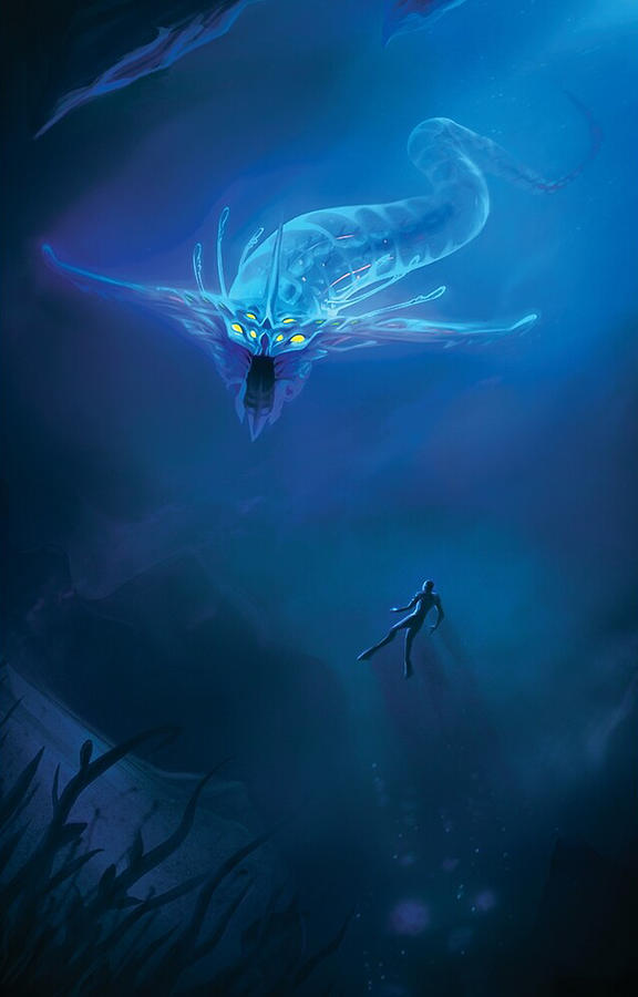 Subnautica Ghost Leviathan Digital Art By Carol Moncada Fine Art America