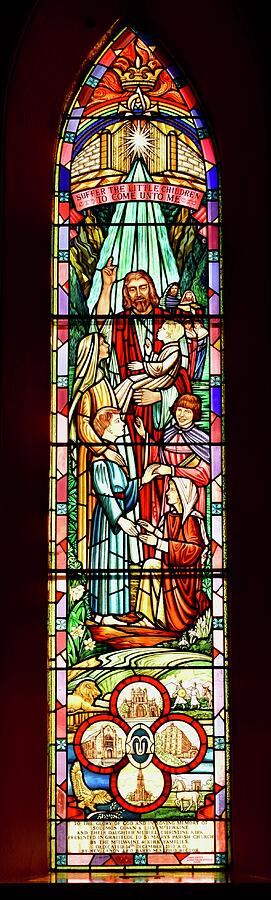 Suffer The Little Children To Come Unto Me Stained Glass Window ...
