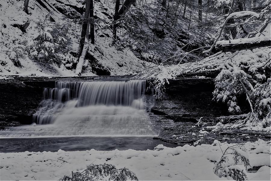 Sulphur Springs_Hidden Falls BW Photograph by Brad Nellis | Fine Art ... Sulphur Springs_Hidden Falls BW Photograph by Brad Nellis | Fine Art ...