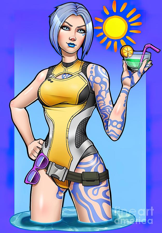 Summer Maya Borderlands Painting by Lee Jasmine - Fine Art America