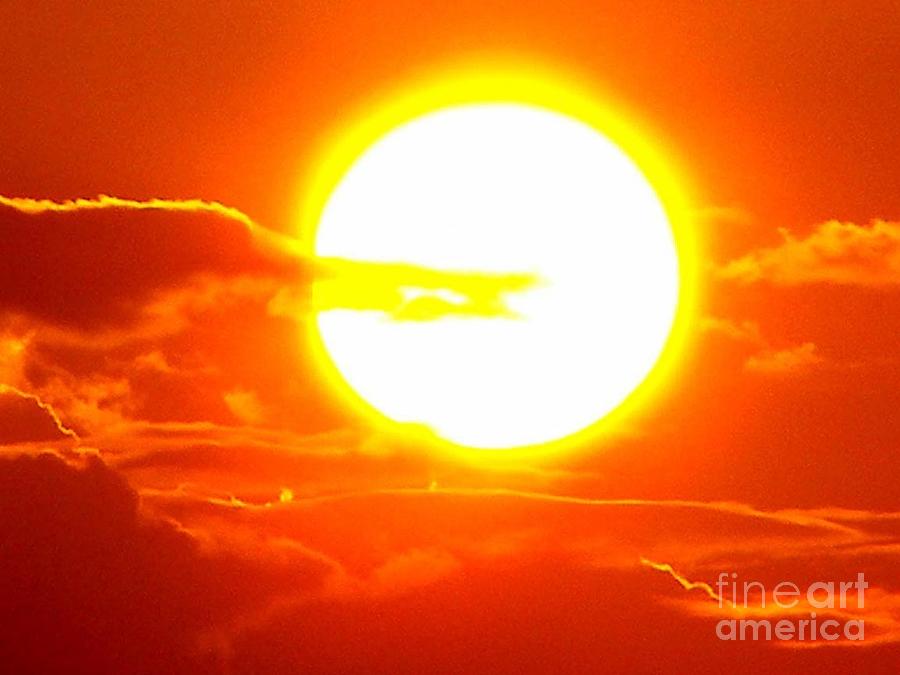 Sun on Fire Photograph by David Kramer - Fine Art America