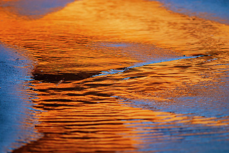 Sunlight Reflection Beach Photograph by Robert Potts - Fine Art America