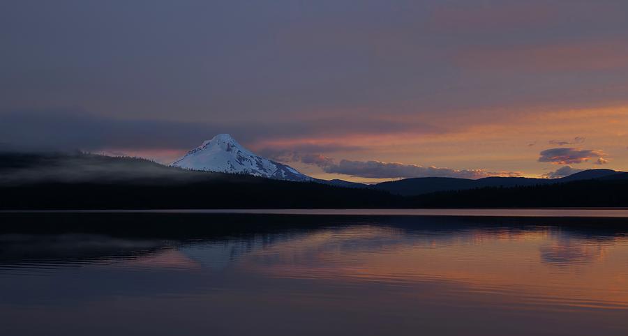 Sunrise over Mount Hood Photograph by Bonnie Moreland - Fine Art America