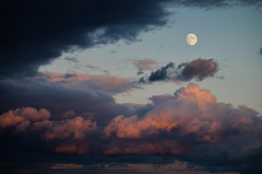 Sunset and Moonrise Photograph by Connor Sipe - Fine Art America