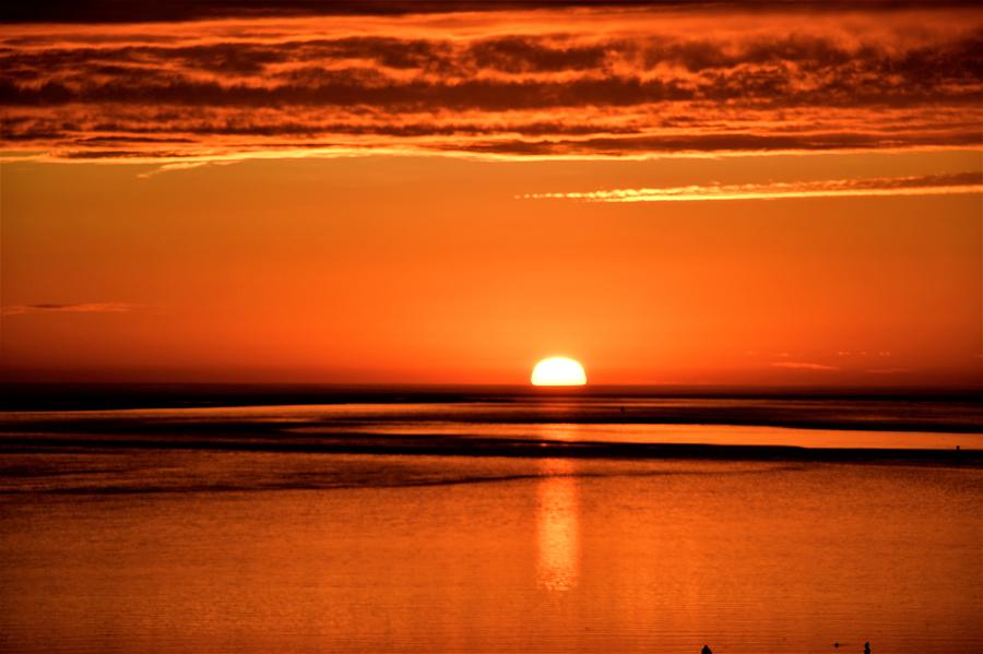 SUNSET in INSTOW Digital Art by Tom Wade - Fine Art America