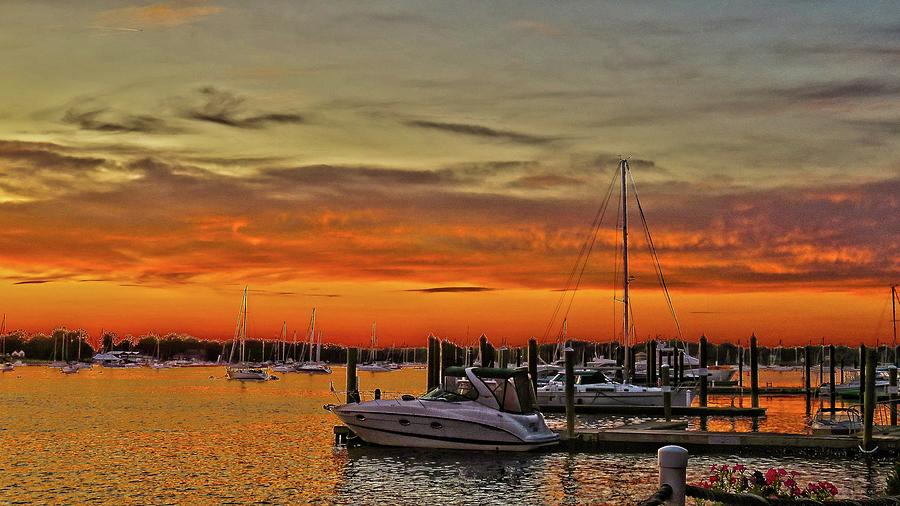 Sunset Sail 2 Photograph by Cynthia Powers | Pixels