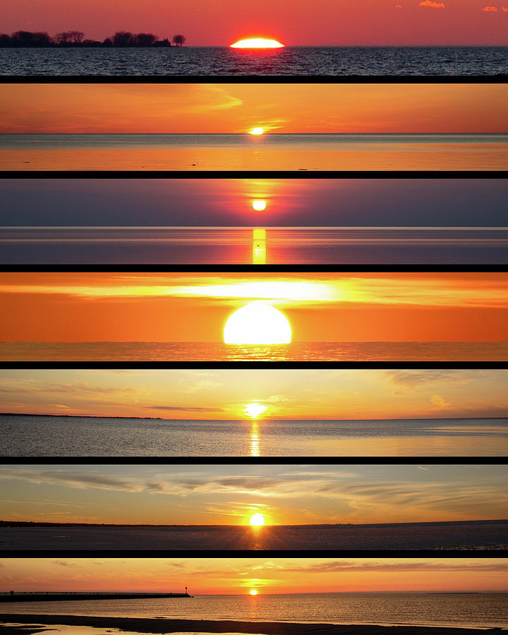 Sunset Stack 2023 Photograph by Charles Mitchell - Fine Art America