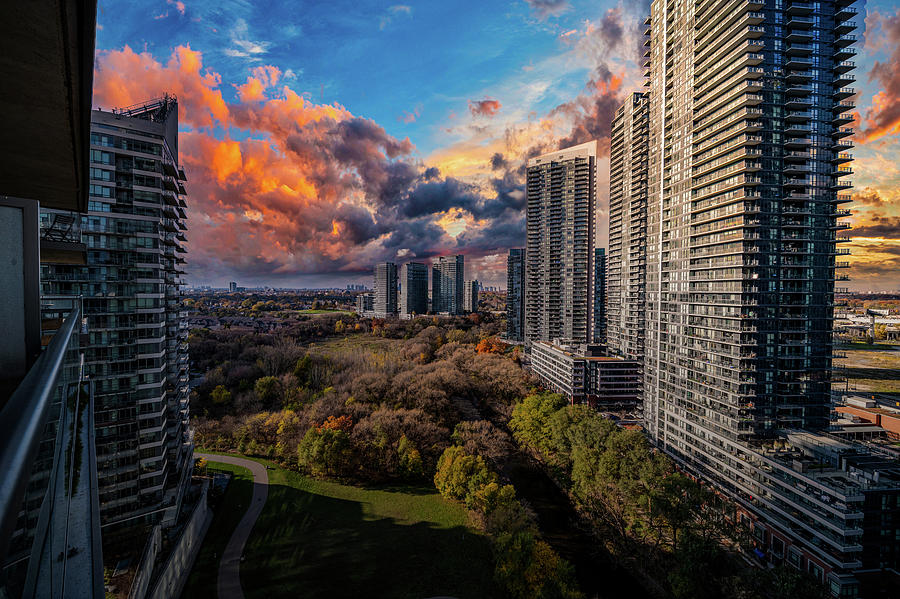Sunset Toronto Photograph by Contentzilla Zilla - Fine Art America