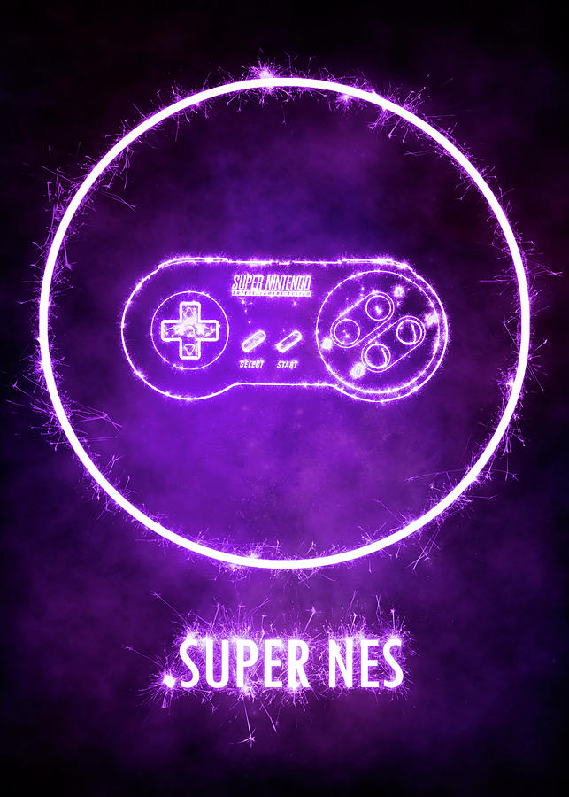 Super Nes Controller Digital Art By Kimi Digi Fine Art America