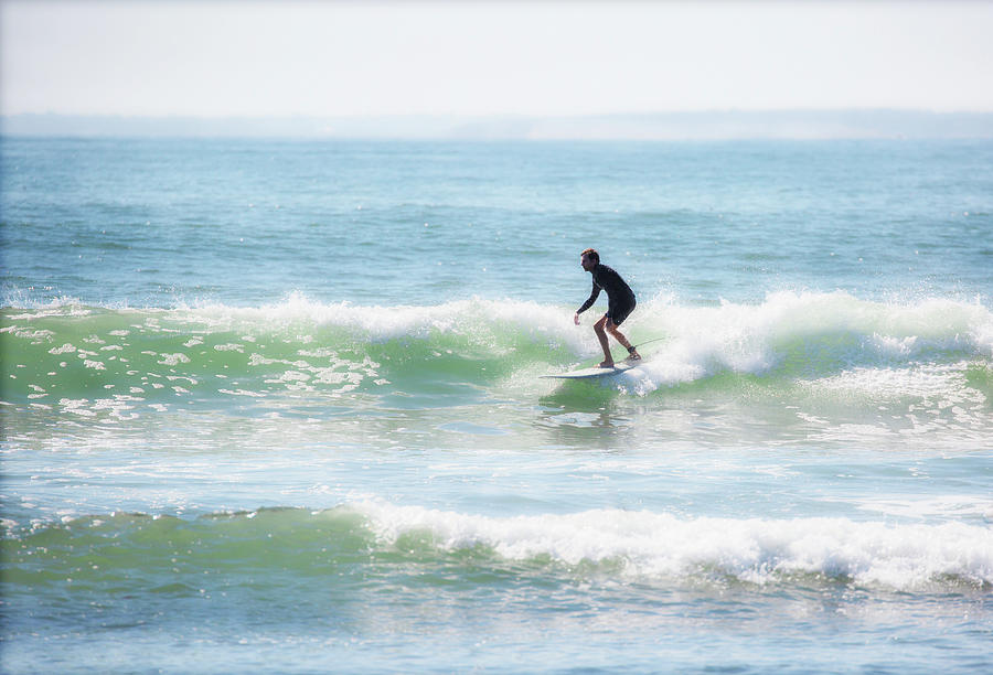Surfing the Atlantic Photograph by Janet Argenta - Fine Art America