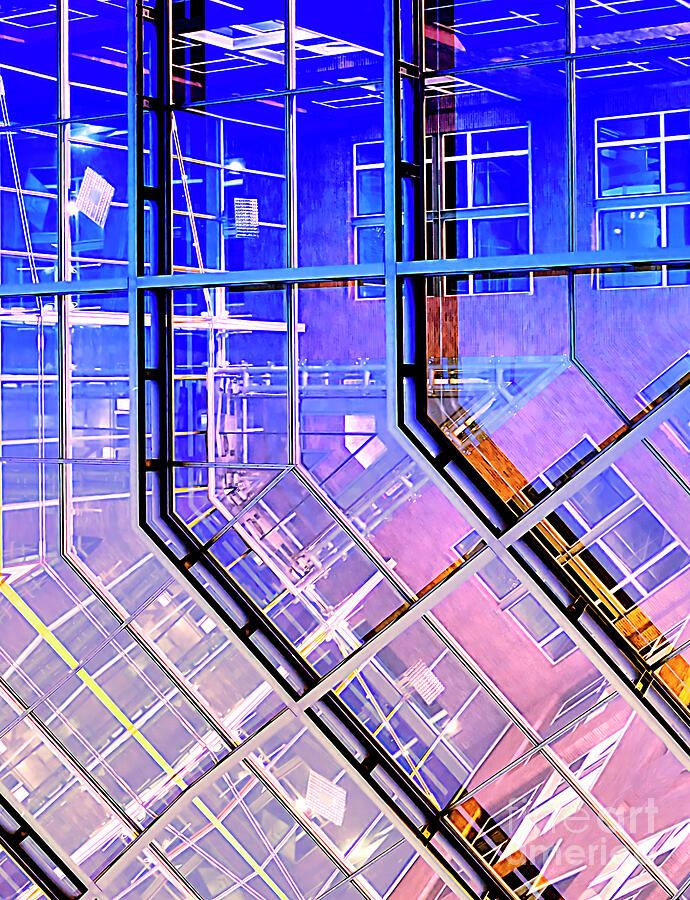 Symmetrical windows Photograph by Chris Bee Photography