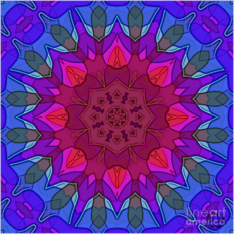 Symmetry 1073 Mandala Inspired Creation Digital Art by Mandala Hub ...