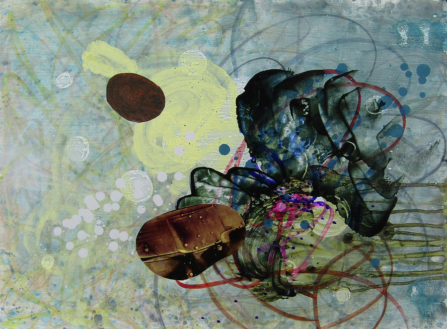 Synapse 02 - Through A Fantasy Forest Painting by Michael Mathews ...