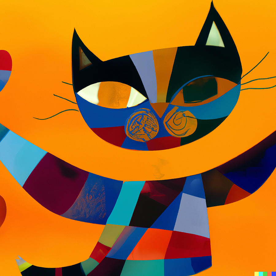 Tango Cat Digital Art by Randal Blanchette - Fine Art America