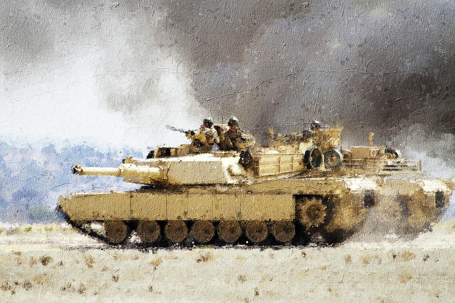 Tanks Abrams M1A1 Digital Art by Don Kuing | Fine Art America