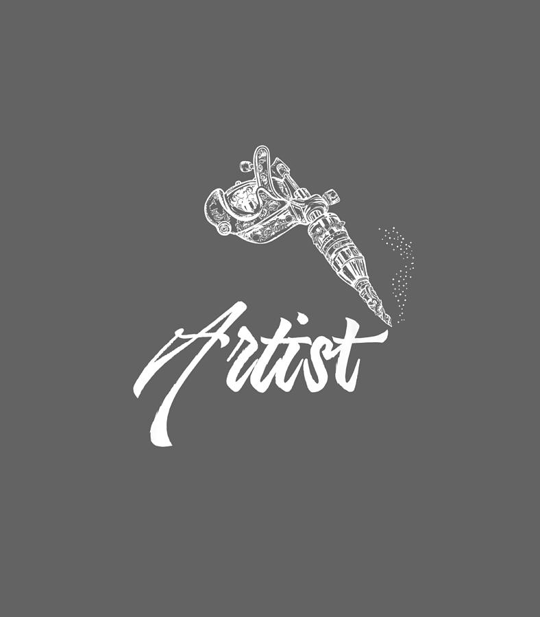 Tattoo Artist Italics Tattooing Gun Digital Art By Semiol Parke Fine