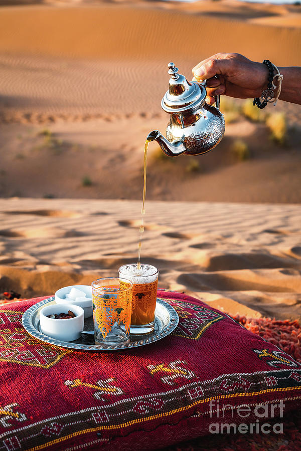 Tea in the desert, Morocco Photograph by Matteo Colombo - Fine Art America