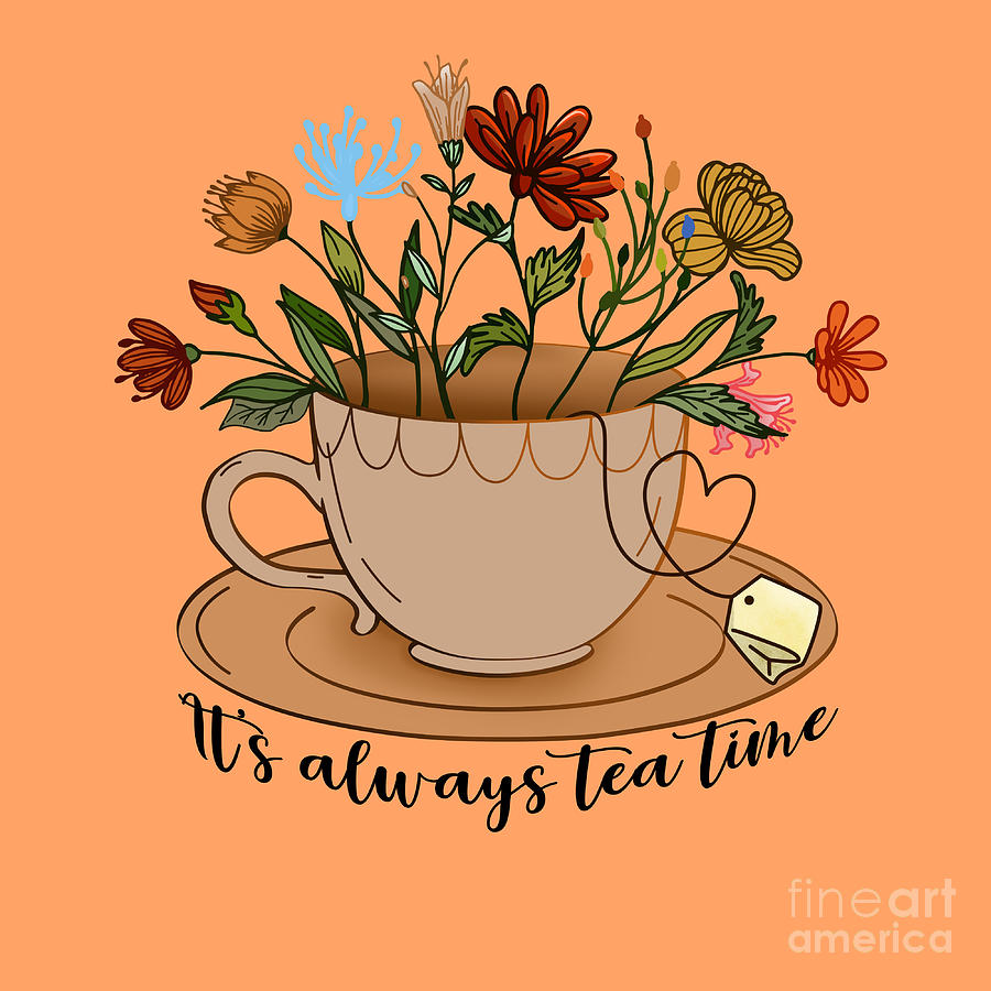 Tea time Digital Art by Arkitekta Art - Fine Art America