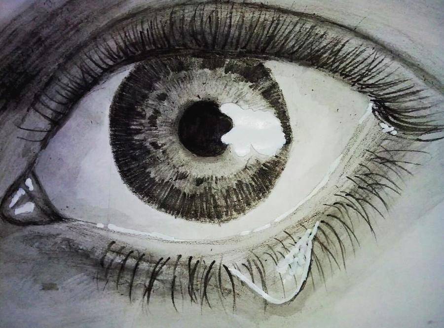 Tears Drawing by Srividhya Venkatramani | Fine Art America