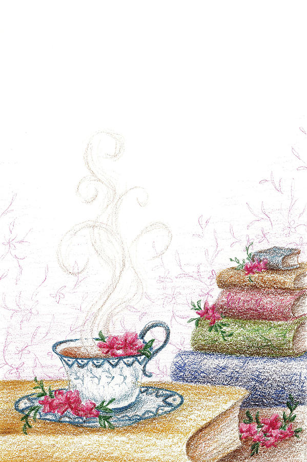 Tea Time Drawing by Amy Jensen - Fine Art America