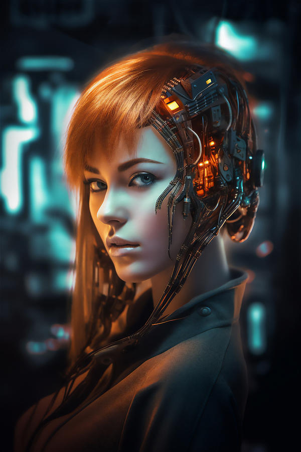 Technologically advanced multitasking telemarketing droid Digital Art ...