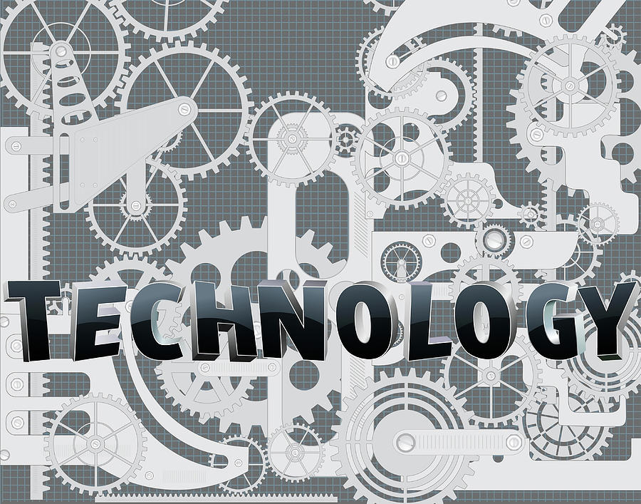 Technology Poster boy Painting by Parker Ellie - Fine Art America