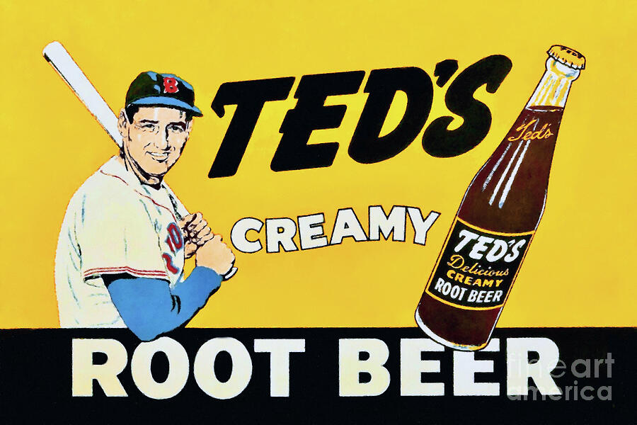 Ted Williams root beer advertisement Digital Art by Joe Vella - Pixels Ted Williams root beer advertisement Digital Art by Joe Vella - Pixels