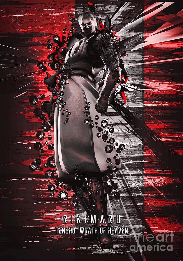 Tenchu Wrath of Heaven Rikimaru Painting by Martin Caitlin | Pixels