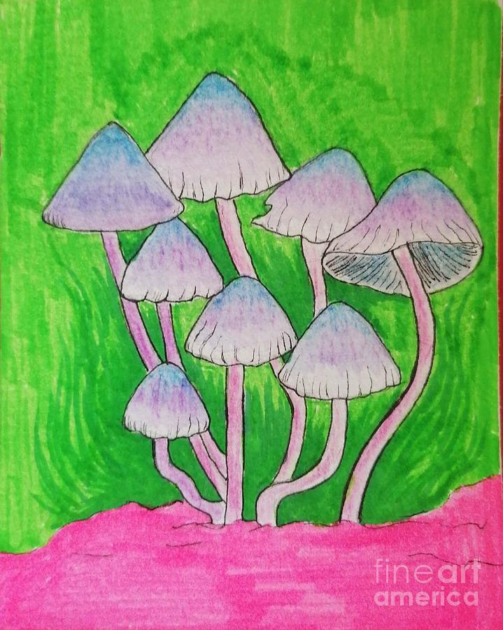 Teonanacatl No.1 Drawing by Andrea Carolina Patino Sosa - Fine Art America