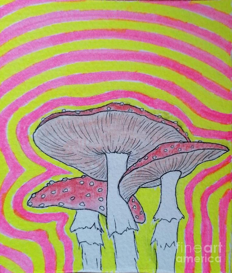 Teonanacatl No.2 Drawing by Andrea Carolina Patino Sosa - Fine Art America