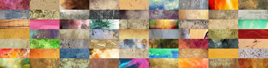 Texture Collage Digital Art by Craphe Studio - Fine Art America