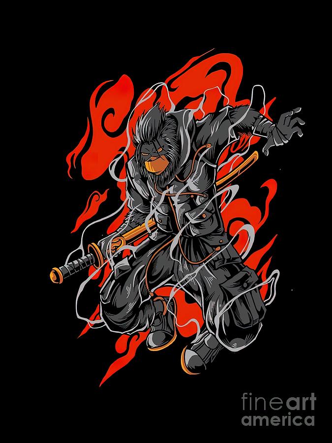 The Amazing Wukong Painting by Damien Clarke - Pixels