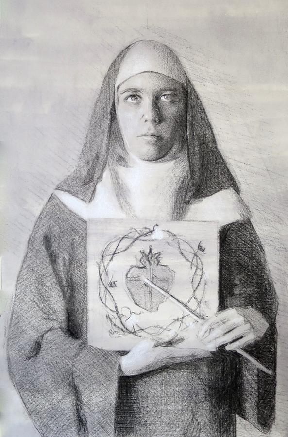 The Artist from Autumn Triduum Drawing by Bethany Lee - Pixels