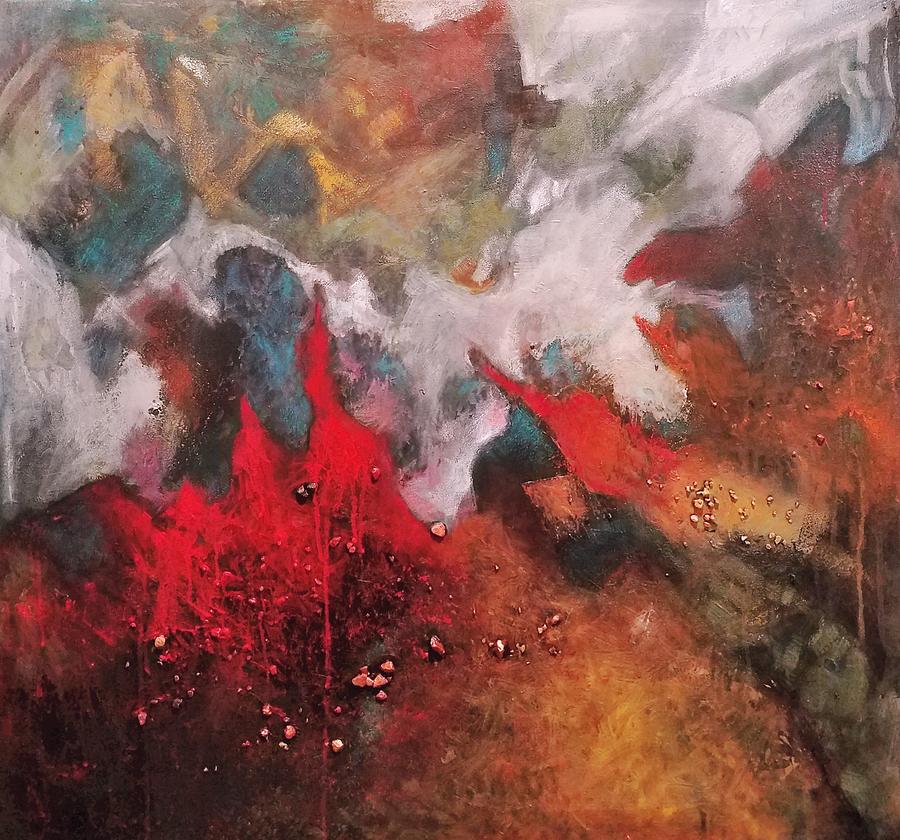 The battle of colors Painting by Alina Ziemirska | Pixels