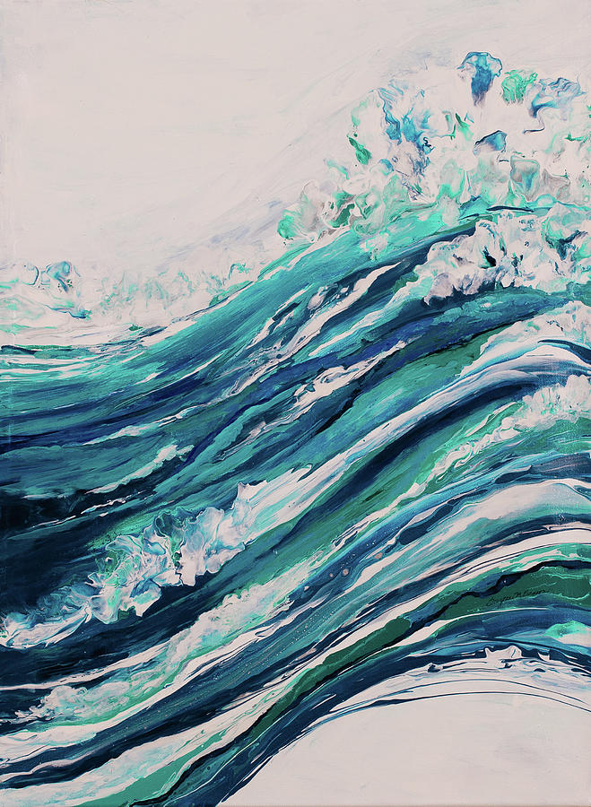 The Big wave Painting by BayBen Art