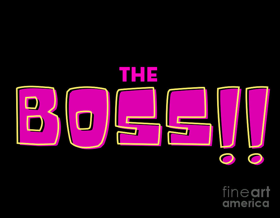 The Boss Girls Drawing By Wanida Ruangporn Pixels