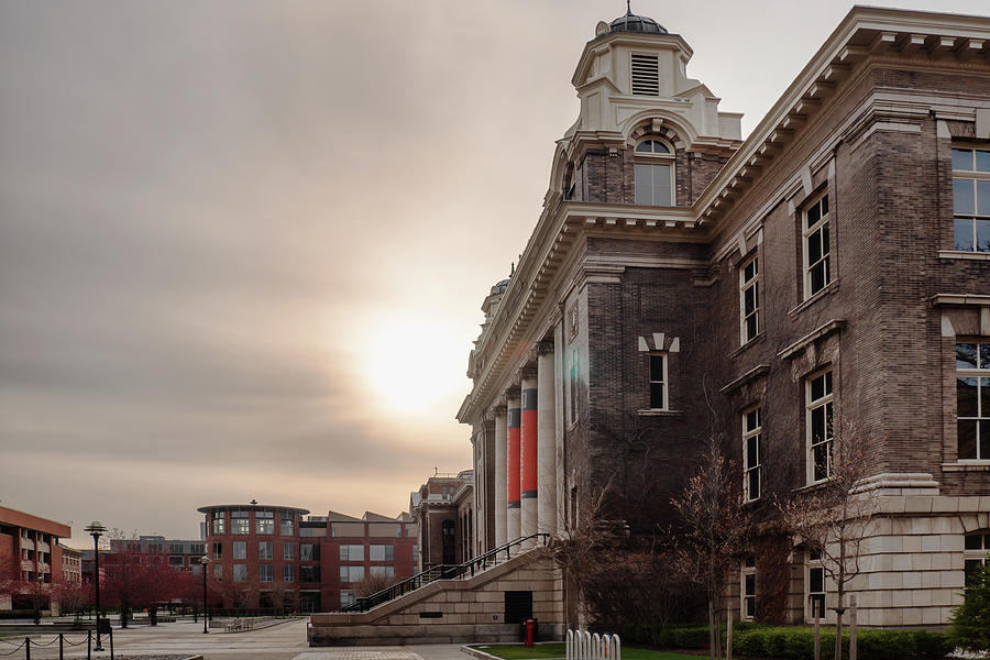 The Carnegie Library on the Syracuse University campus Photograph by ...