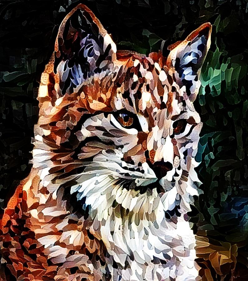 The Cat Ears Digital Art by Bob Smerecki - Pixels