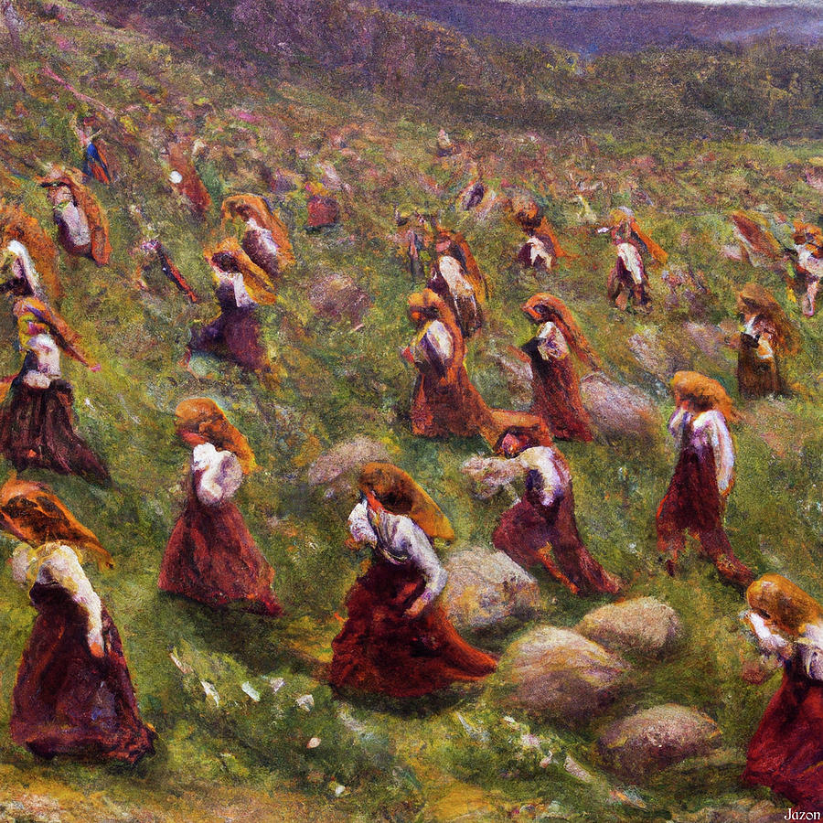 The crofter sisters Digital Art by Jazon - Fine Art America