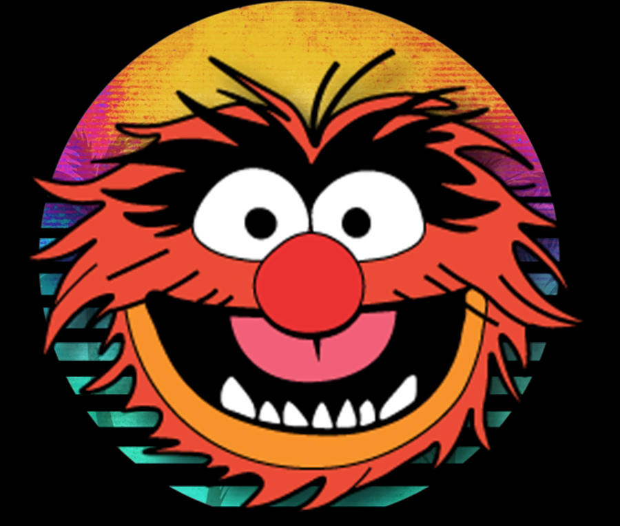 The cute face of muppets Poster girl Painting by Patel Clark | Fine Art ...