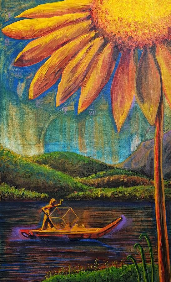 The Default Cube Painting by Sameer AM - Fine Art America