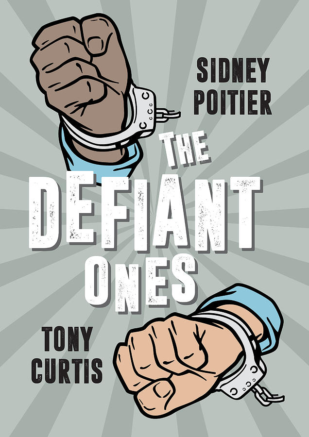 The Defiant Ones - Alternative Movie Poster Digital Art by Movie Poster ...