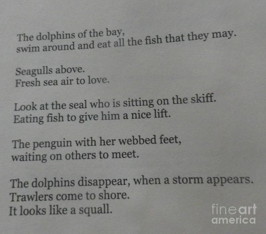 The Dolphin's of the bay Mixed Media by Julie Grimshaw - Pixels