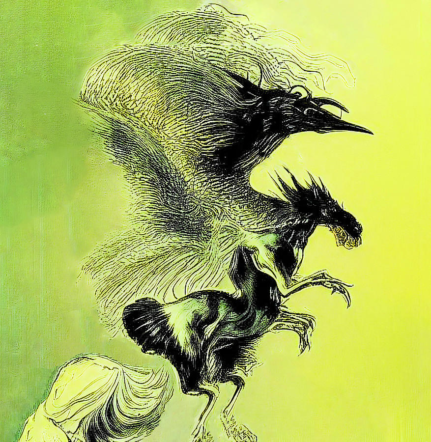 The Double-Headed Creature Digital Art by Steve Taylor - Pixels