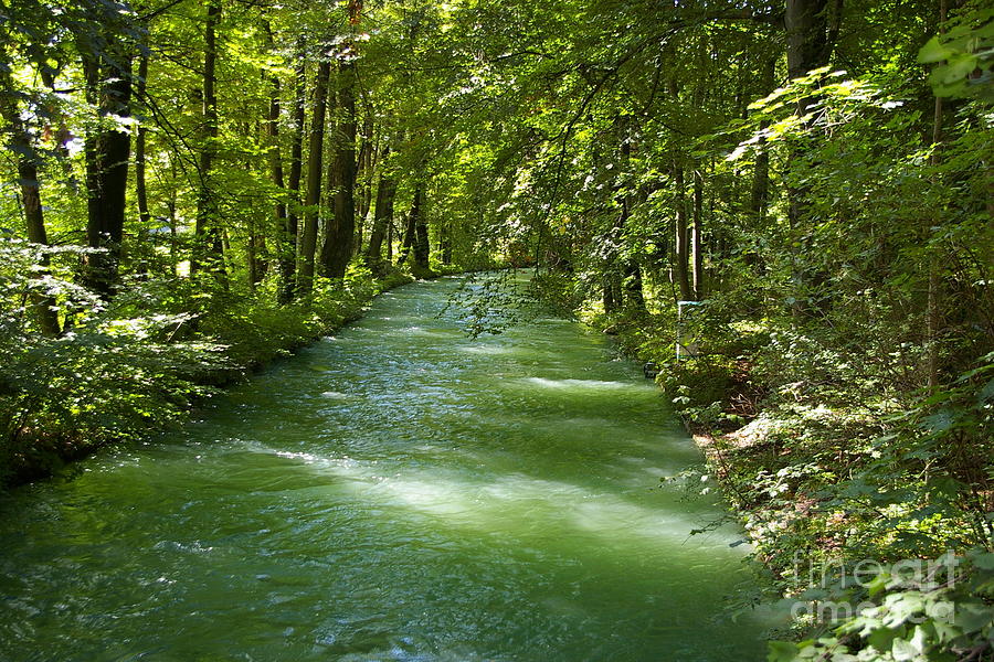 The Eisbach Photograph by Robert Santuci - Fine Art America