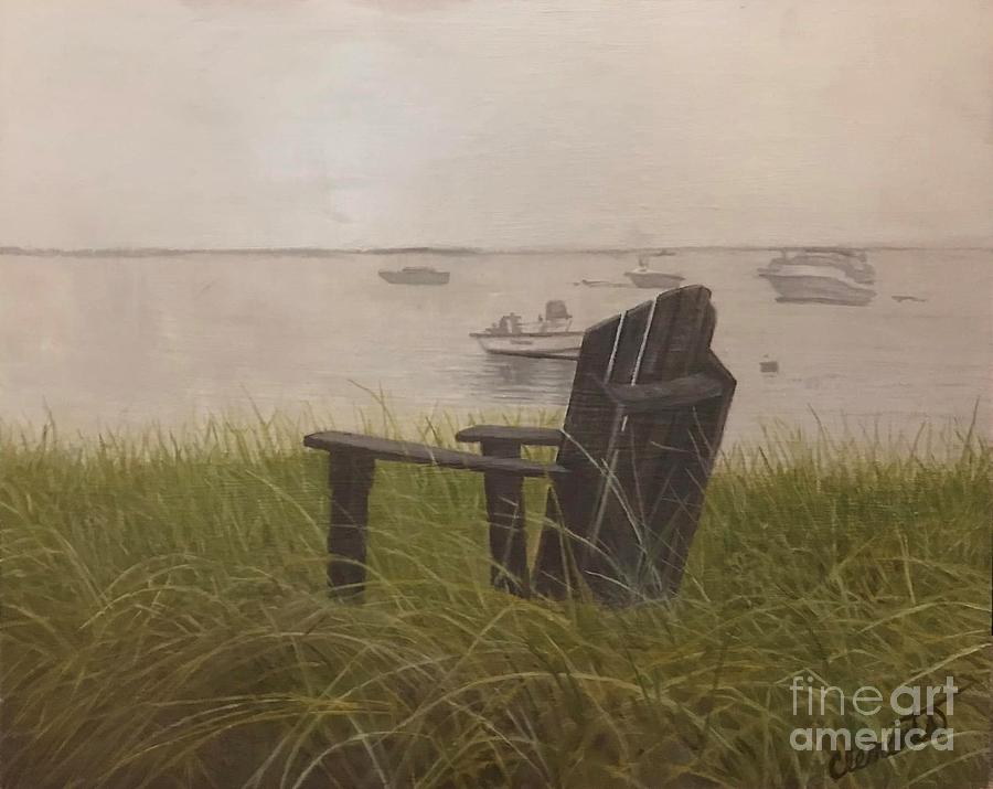 The empty chair Painting by Barbara Clements - Fine Art America