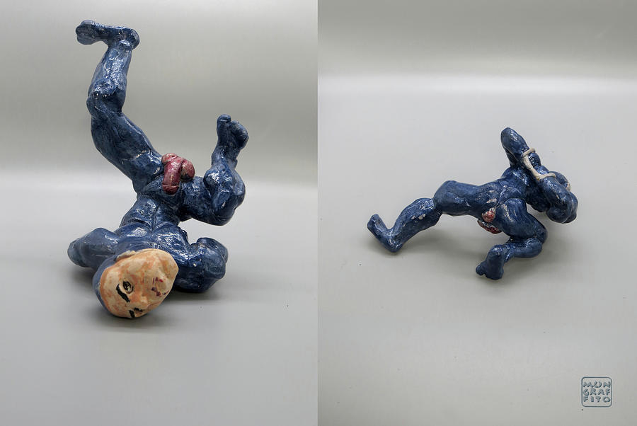 The Fallen Sculpture by Mon Graffito - Pixels
