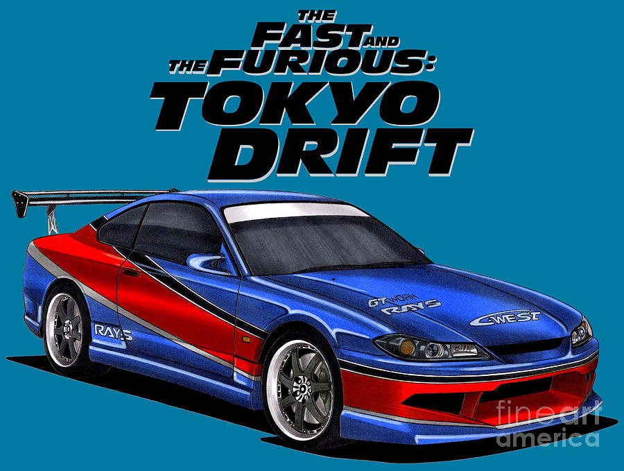 The Fast and the Furious Tokyo Drift Nissan Silvia S15 Spec-S C-West ...